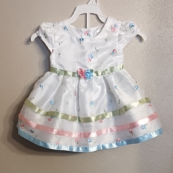 George | Dresses | George Formal Dress In Pink And White | Poshmark